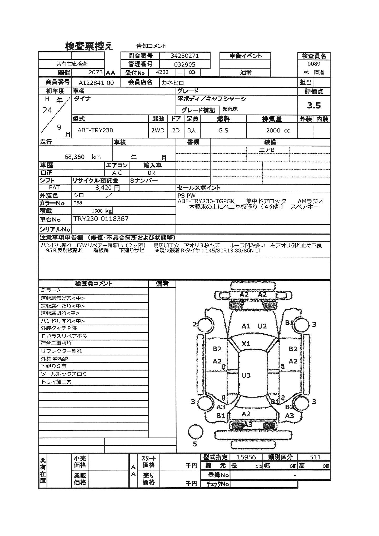 車輛情報詳細